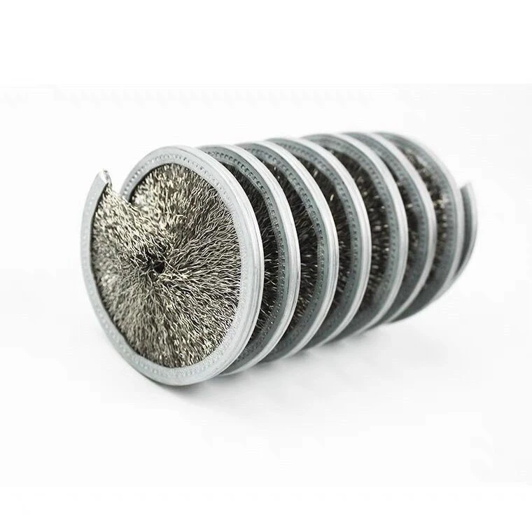 Inverted Spring Spiral Wound Steel Wire Brush Descaling Inside Coil ...