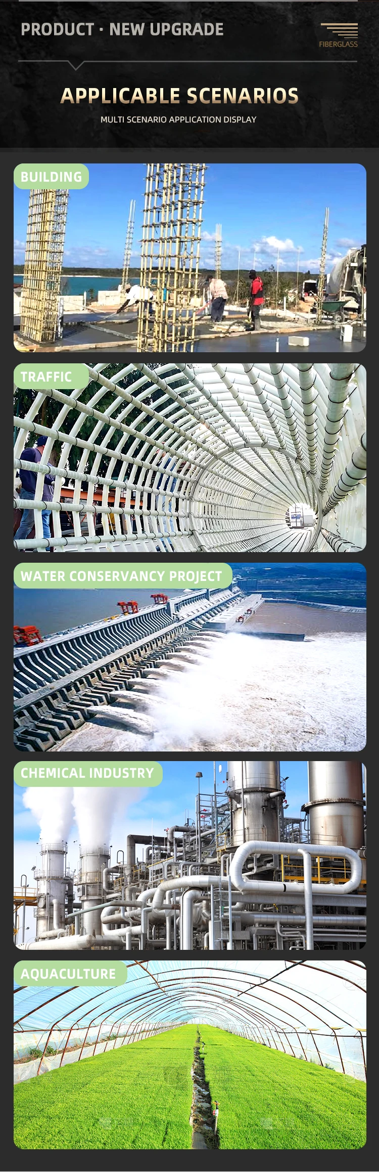Customized High-strength Anti-corrosion Fiberglass Reinforced Steel ...