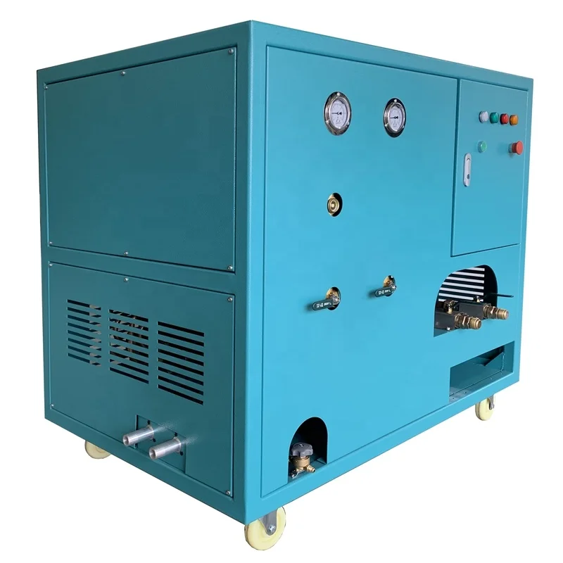 R600a R32 Refrigerant Gas Charging Station - PLC Dual Filling System