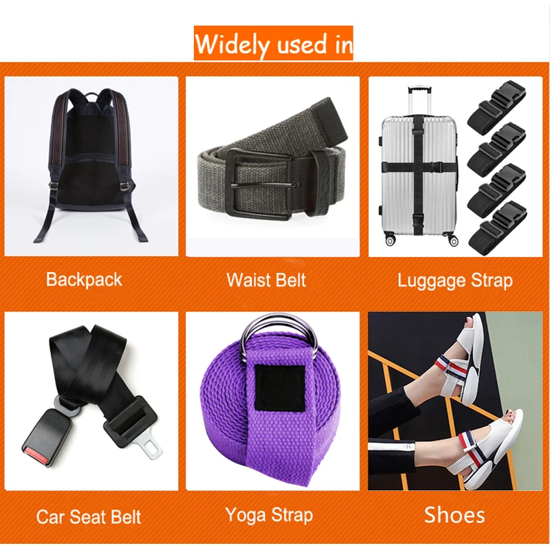 Custom New Arrival Printed Style Nylon Polyester Seatbelt Webbing Tape ...