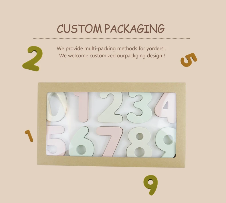 Number Learning Montessori Educational Toys - Silicone Puzzles