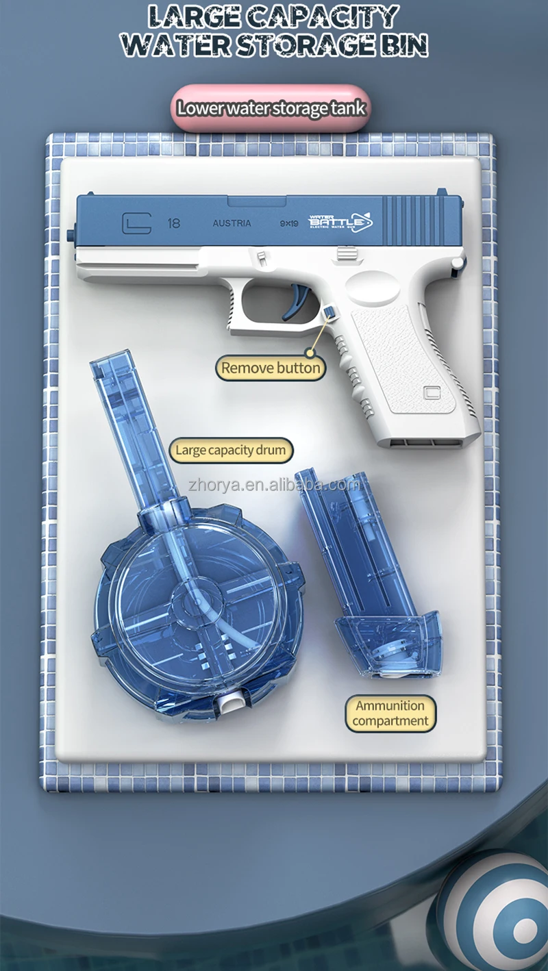 Glock 19 Automatic Gun Glock G19 Gun Pistola De Agua Electrica ...