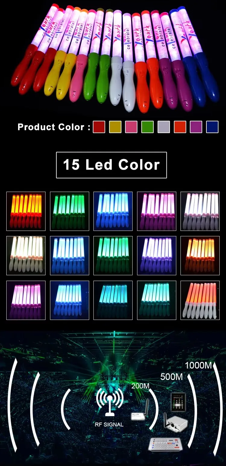 Concert Party Decoration Penlight Stick Radio-Controlled LED Light ...