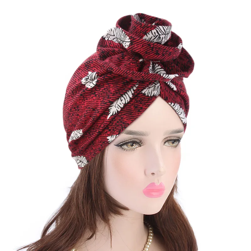 Wholesale African Turban Hat New Design Ladies Pre Tied Turban Headwrap ...