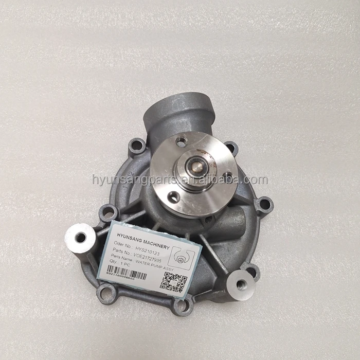 Hyunsang Excavator Spare Parts - Water Pump Assy VOE21727935