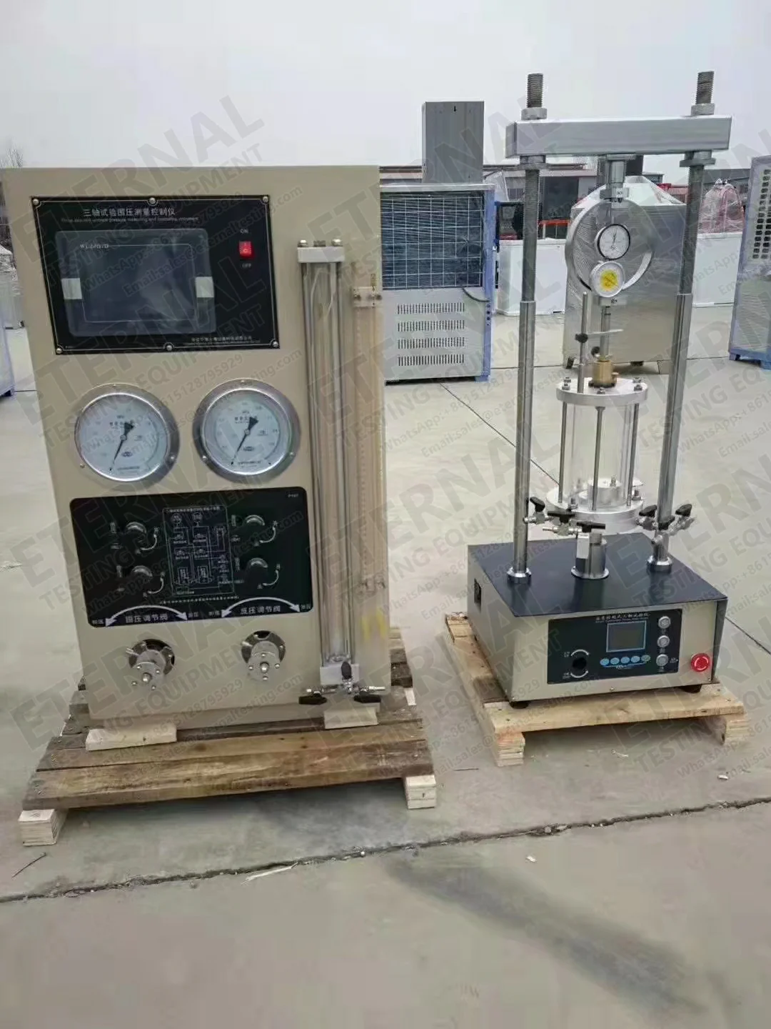 Triaxial Test Systems 60kn Automatic Triaxial Testing Apparatus Soil ...