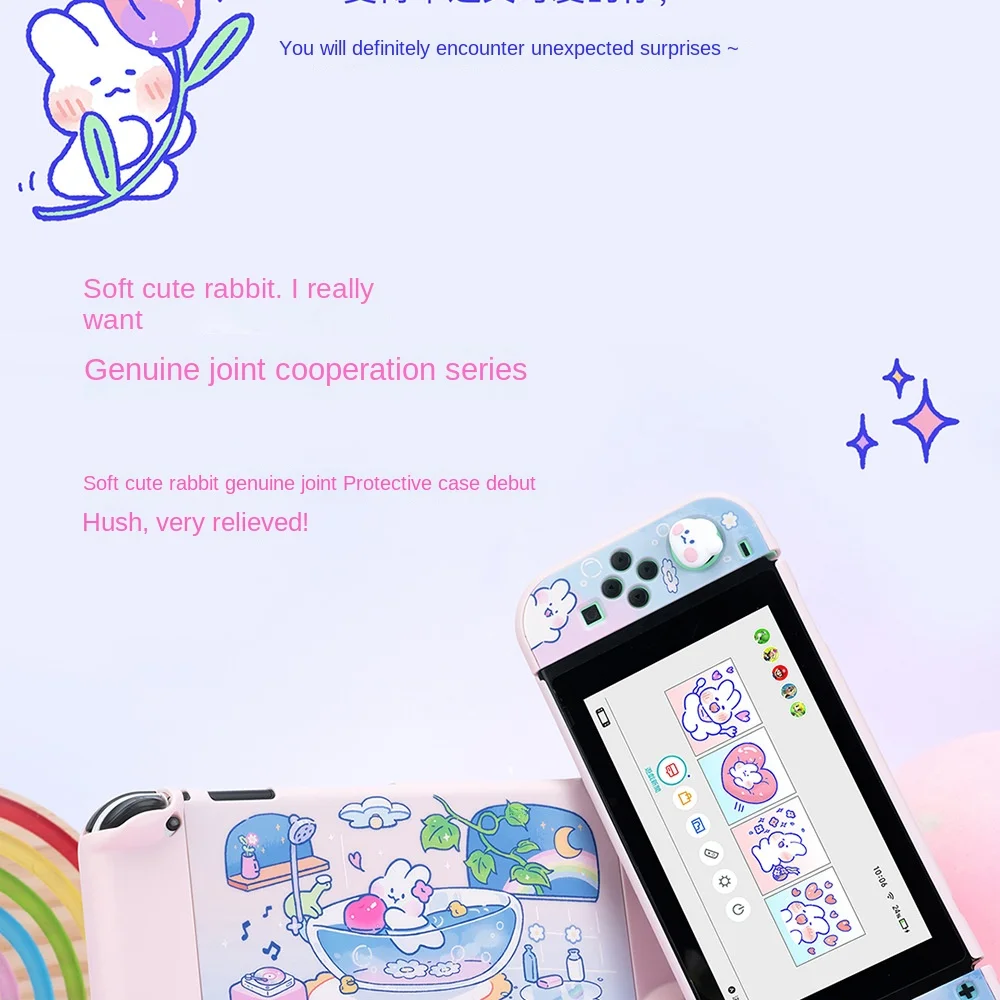 New Product Explosion Nin Tendo Switch Oled Controller Case Ns Soft Moe ...