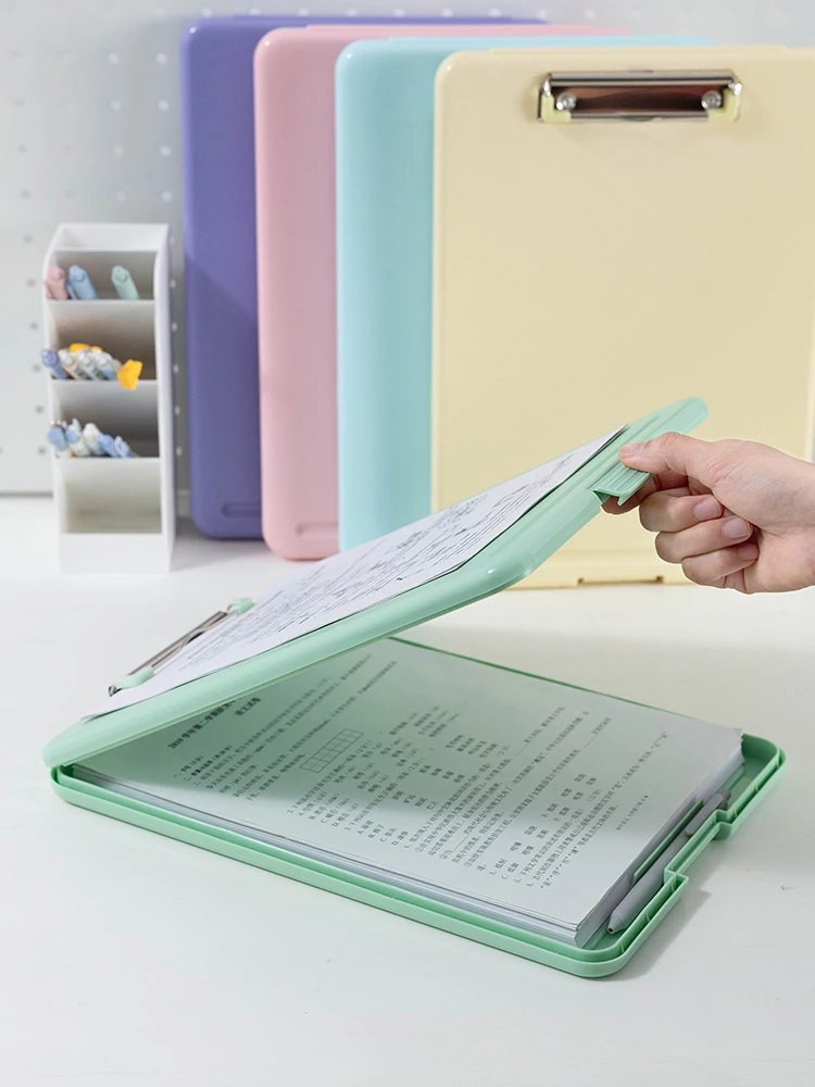 Customized Plastic Storage Clipboard - A4 Color File Folder