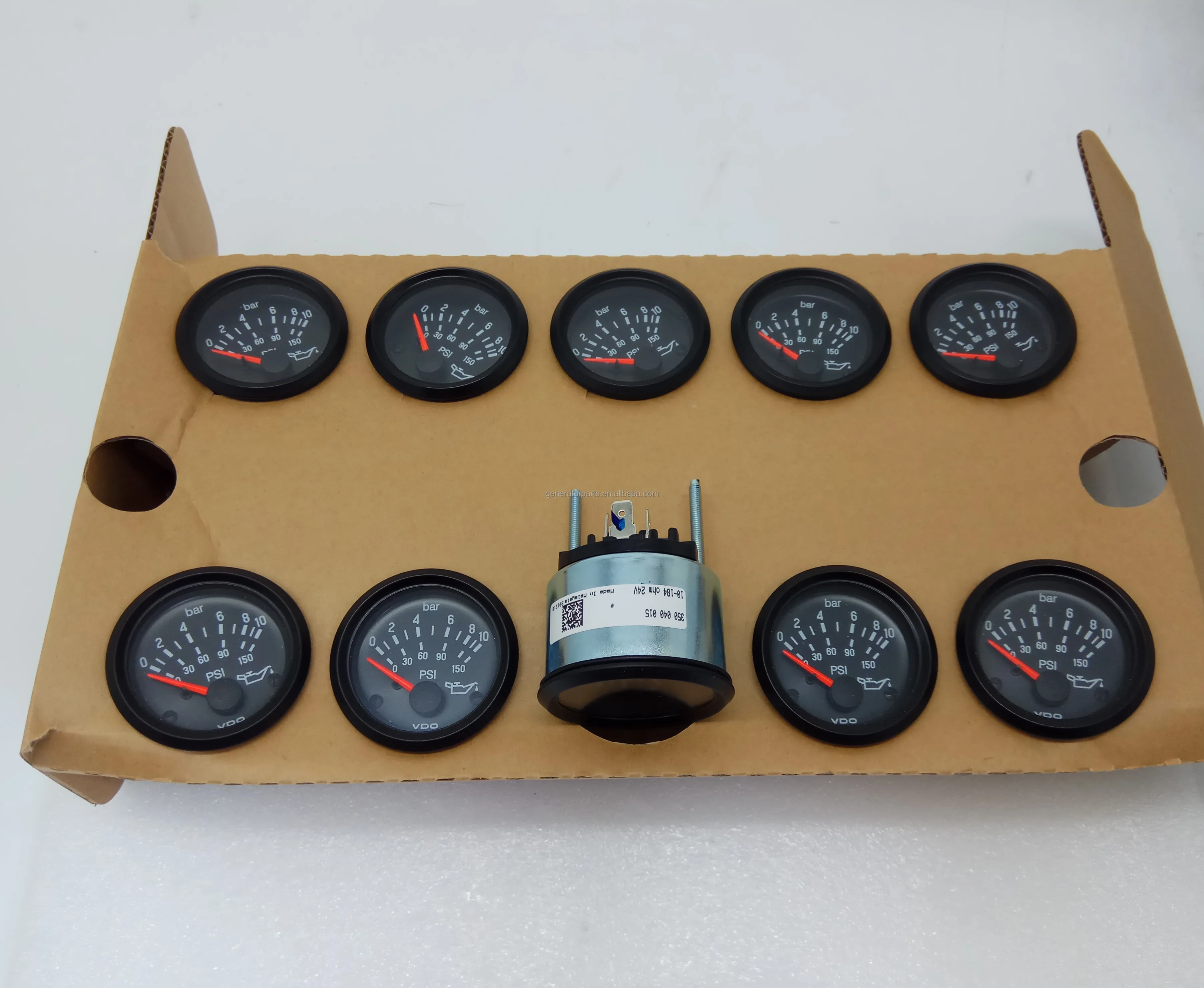 Genuine VDO Oil Pressure Gauge 350-040-015 VDO 0-150PSI 52mm 24v| Alibaba.com