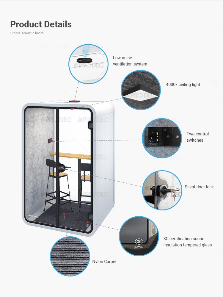 Prodec Acoustic's English Phone Booth: Classic Meets Modern Portable ...