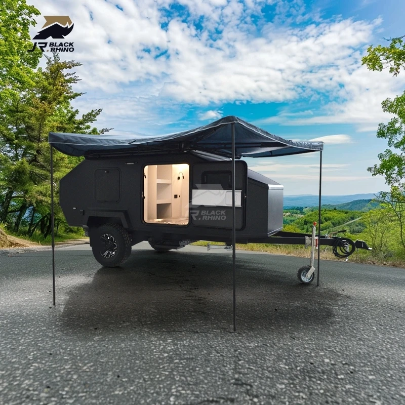 Compact off-road bi-folding camper trailer 4x4 touring caravan new ...