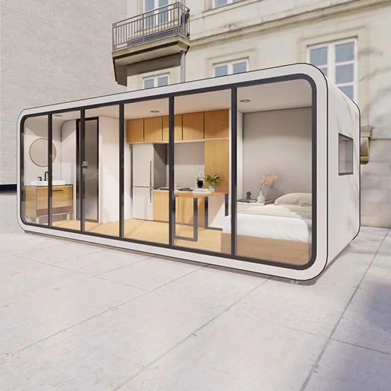 20ft And 40ft Modular House Indoor Home Office Pod Apple Cabin Office ...