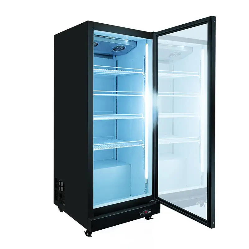 Transparent LCD Refrigerator - Efficient Cold Drink Display