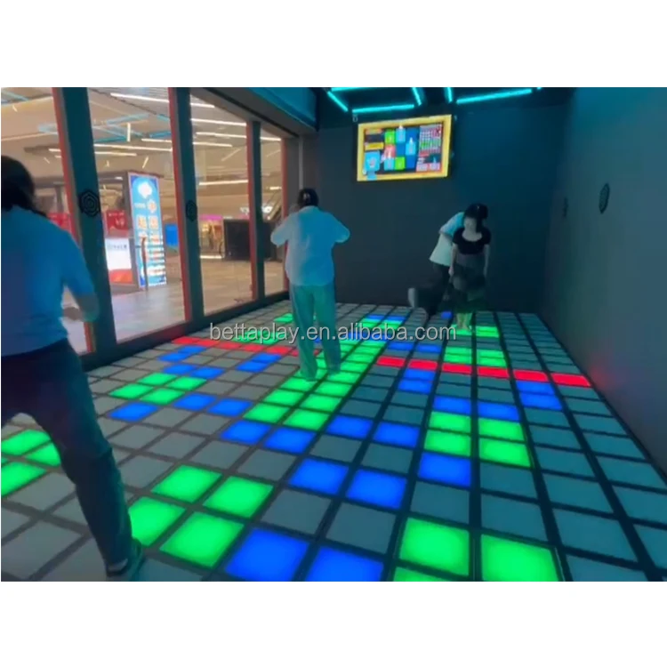 Bettaplay Interactive Floor Block Game Indoor Playground Trampoline ...