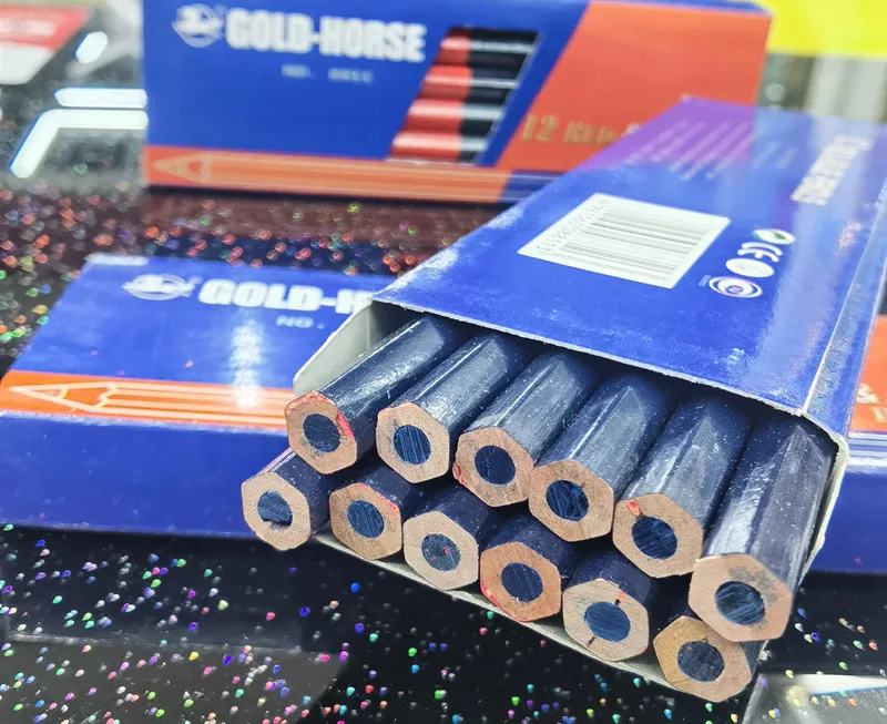 High Quality Carpenters Pencil Blue And Red Lead For Diy Builders ...