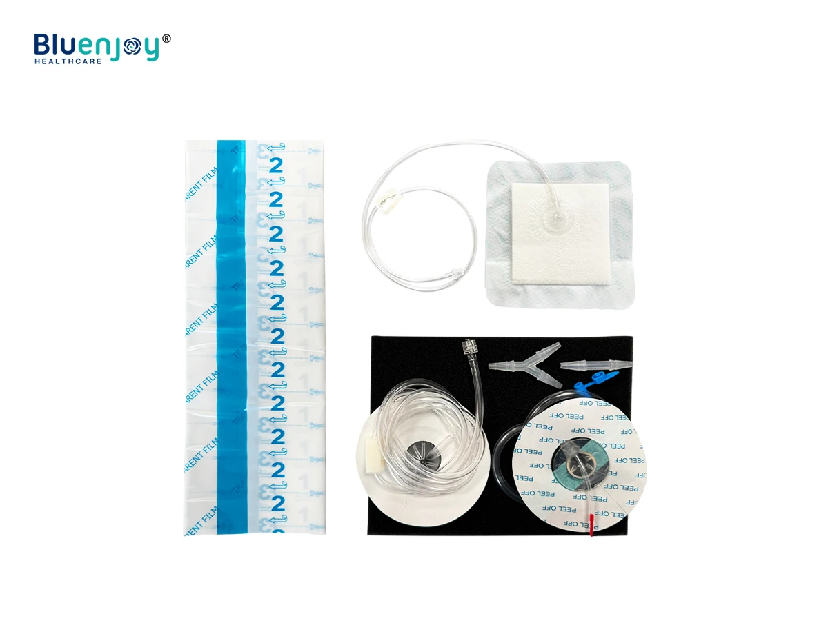 BLUENJOY Negative-Pressure Wound Therapy NPWT PU Film Dressing Suction ...