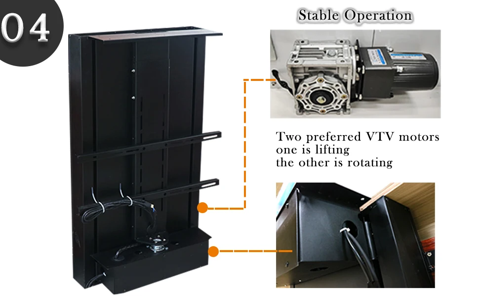 Automatic Hidden In Cabinet Electric Motorized Tv Lift Motorized Height ...