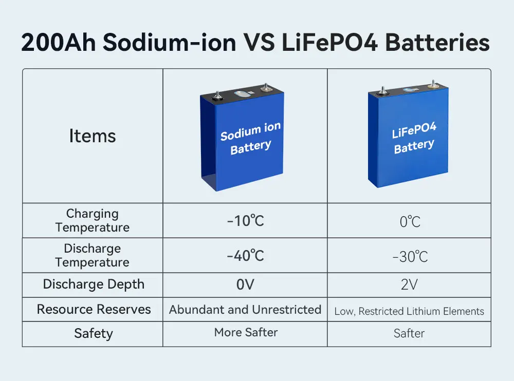 Hina Battery Exliporc 200ah 3V Sodium Ion Battery for Energy Storage