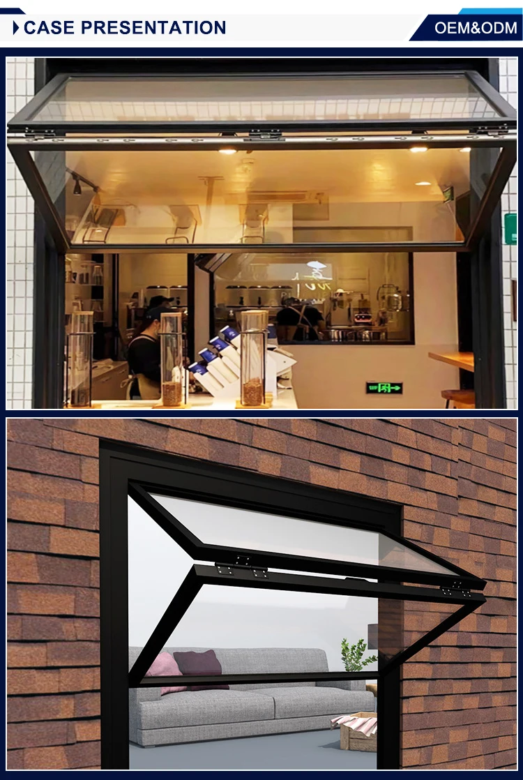 Aluminum Alloy Up And Down Folding Window Push-pull Hovering Folding ...