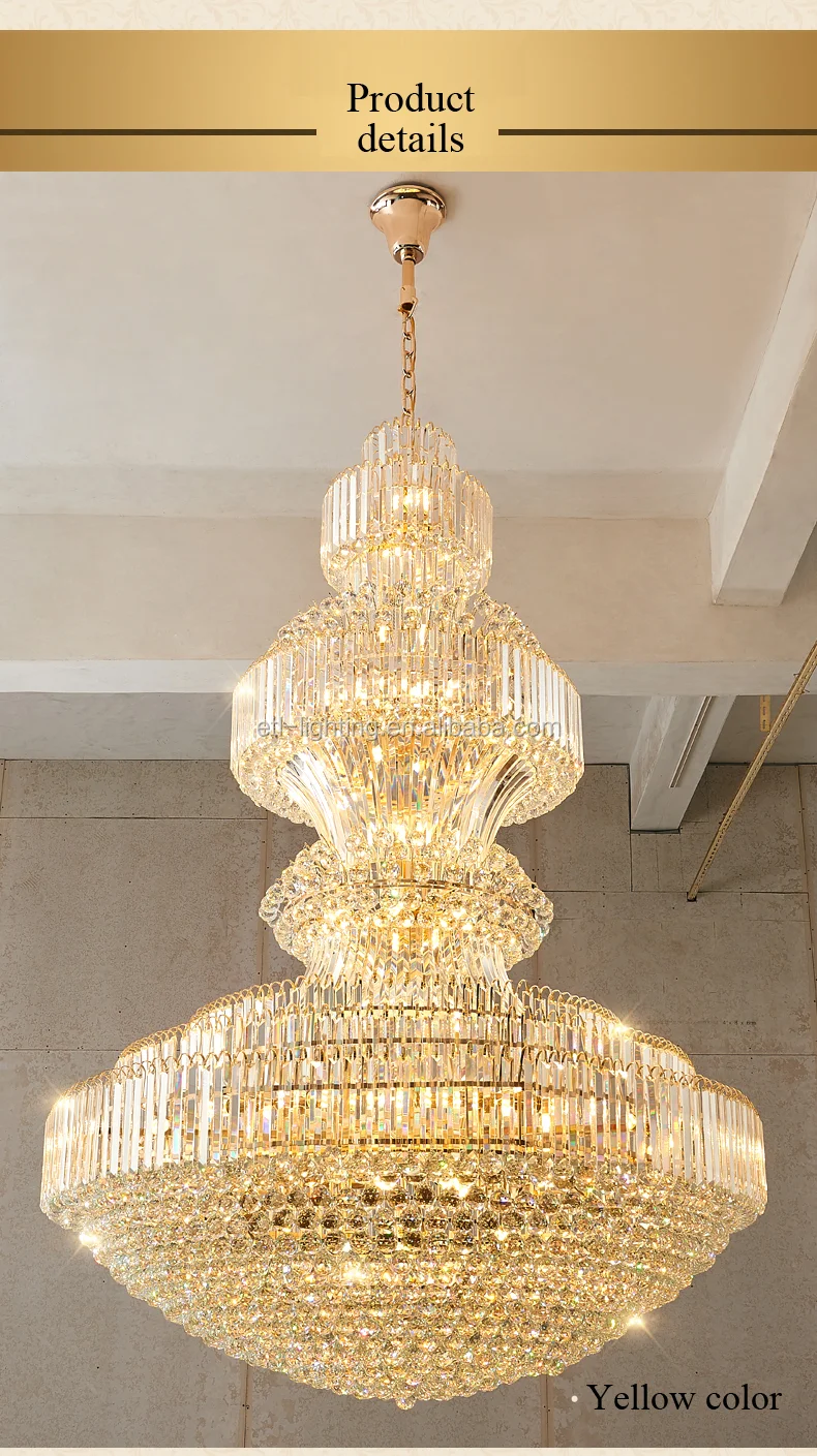 Extra Large Luxury Crystal Chandeliers for Banquet Halls – Elegant ...