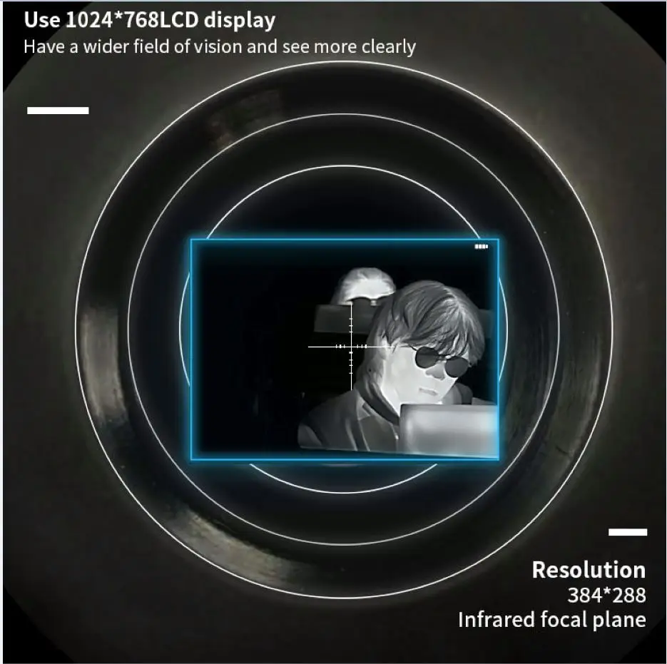 Outdoor Night Vision Instrument Aiming Lens Cross Multiplier Multi ...