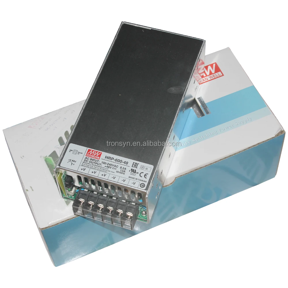 Meanwell Hrp-600-48 600w 48 Volt Power Supply Built-in Active Pfc And ...