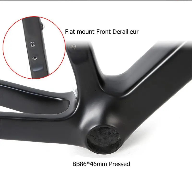 R6 Carbon Road Bike Frame Disc Brake 700c Thru Axle 12*142mm Racing ...