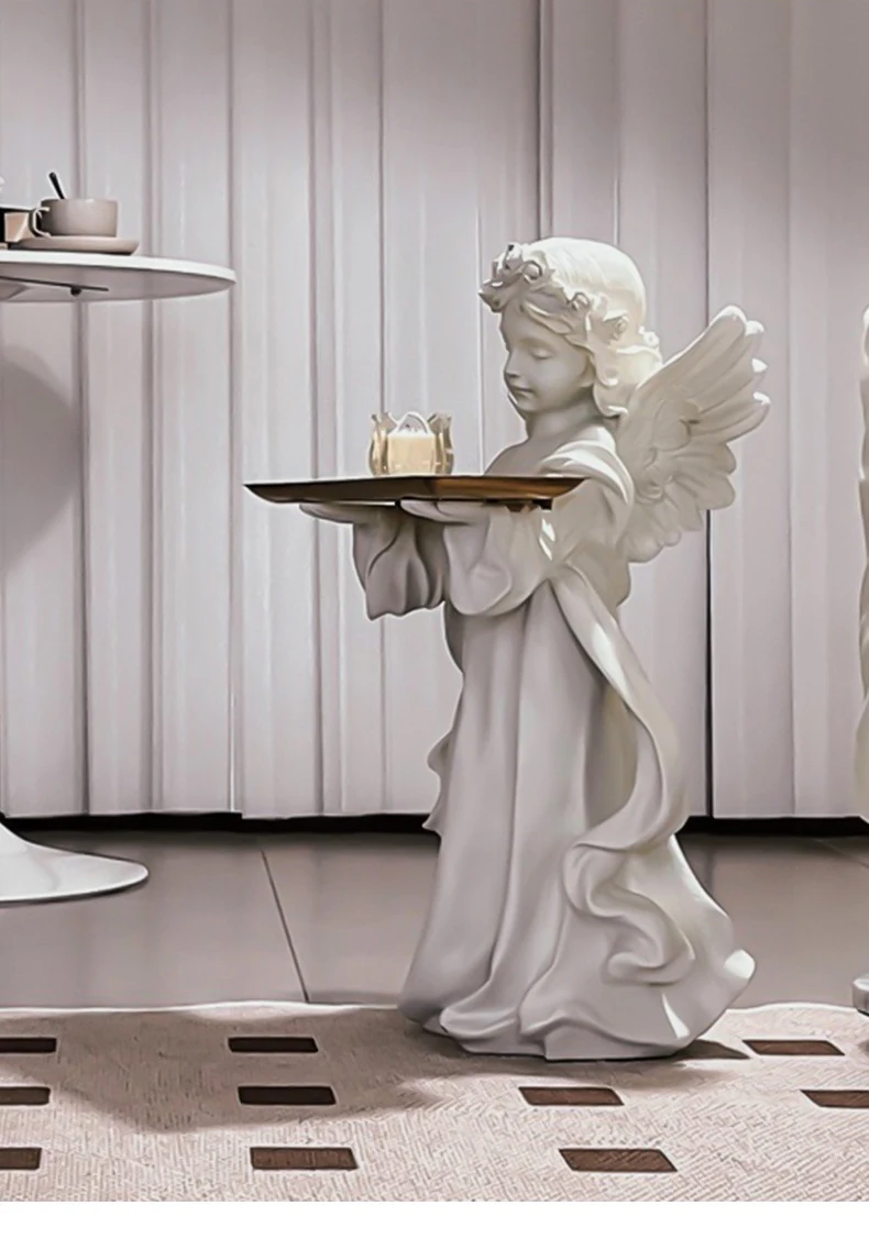 Retro Resin Angel Figurines - Perfect for Decoration & Gifts
