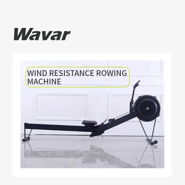 Indoor Rowing Machine With Tall Legs Device Holder,Adjustable Air ...