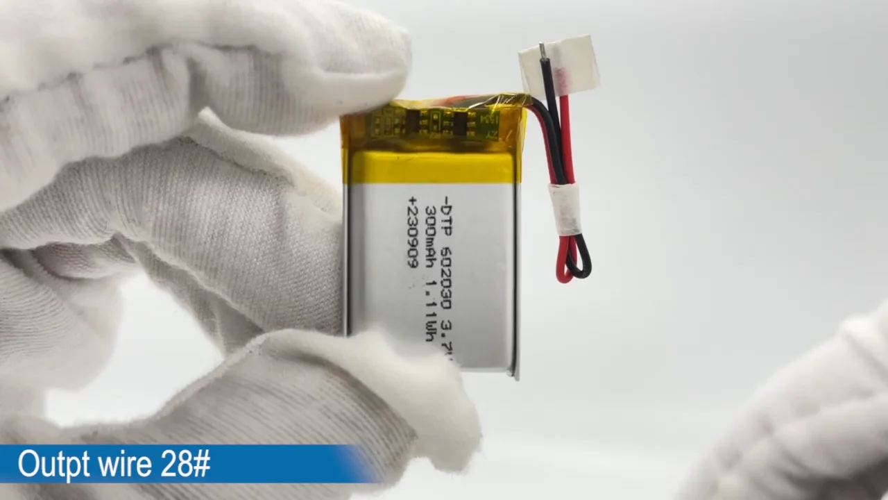 Oem Li-ion Batteries Dtp 602030 3.7v 300mah Lipo Rechargeable Lithium ...