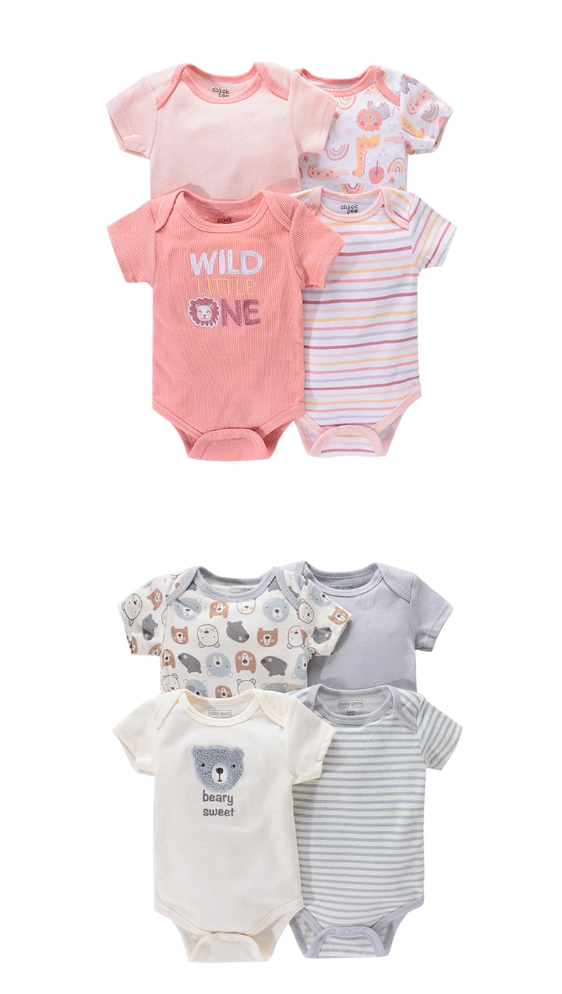 Newborn 0-3 Months 100% Cotton Baby Romper Baby Infant Long Sleeve ...