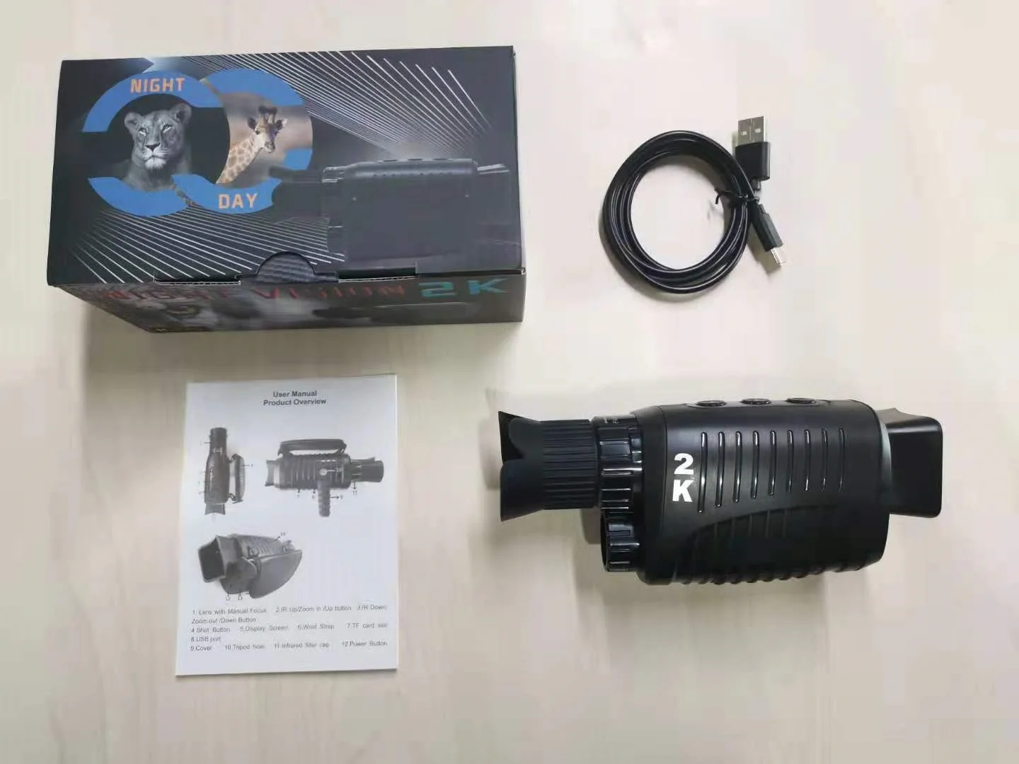 Dt28 200 Meters Long Range Sporting Scopes Day And Night Vision ...