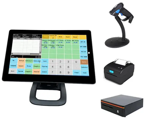 Touch Screen Gas Station Cash Register Pos System Todo En Uno ...