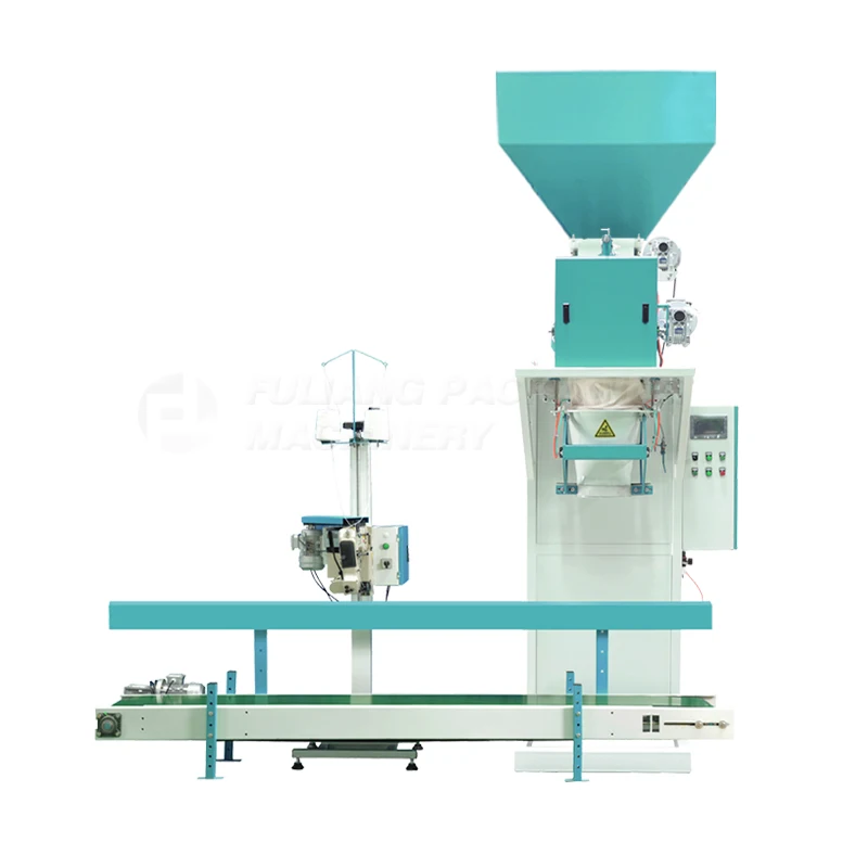 Automatic 25kg Compost Fertilizer Filling Machine Belt Feeder Soil Sand ...