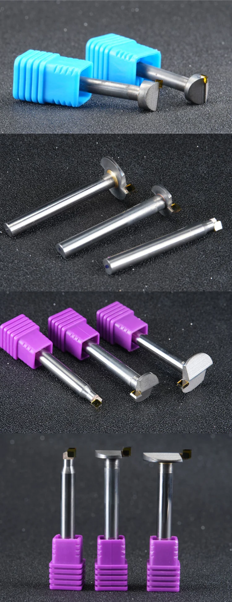 Qiye Single Crystal Diamond Milling Cutter for Copper Aluminum
