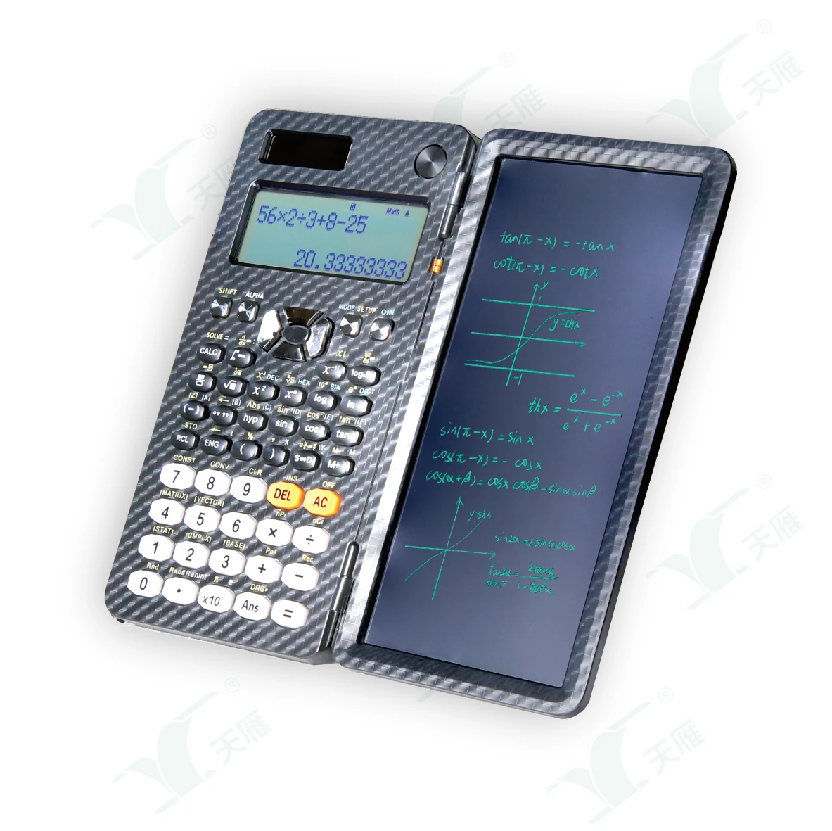 417 Functions Scientific Calculator Writing Tablet Calculator ...