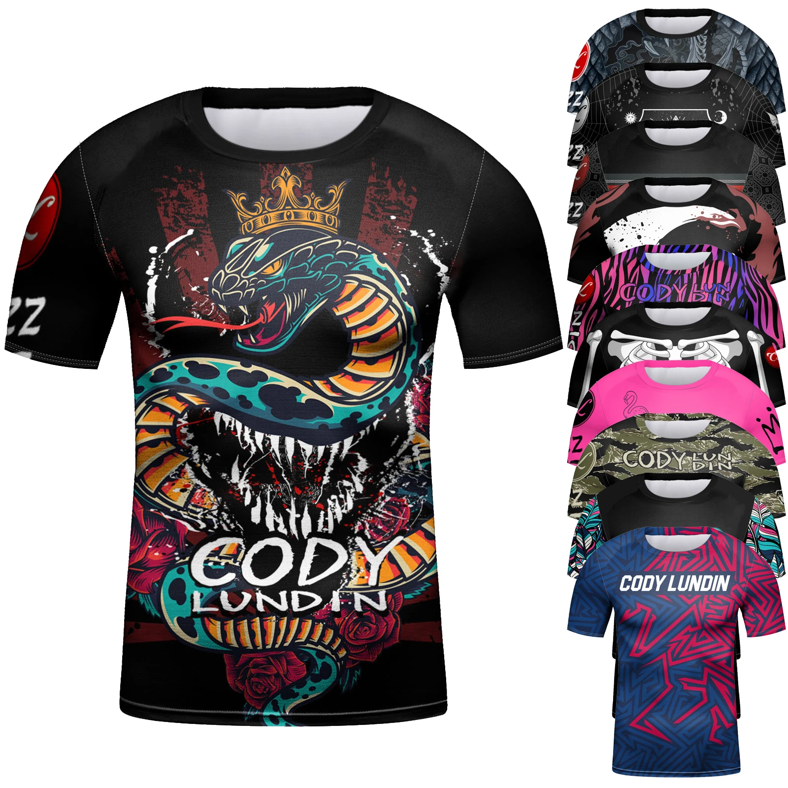 Custom Short Sleeve Kid Surf Logo Mma Bjj Compression Shirt Sublimated ...