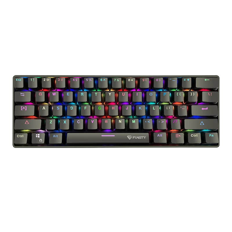 Usb Wired Gaming Glow Keyboard 61 Keys Mechanical Suspended Led Backlit ...