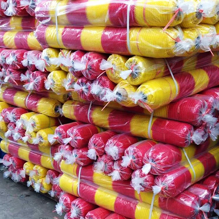 Plastic Knitted Scaffold Construction Warning Fence Safety Netting ...