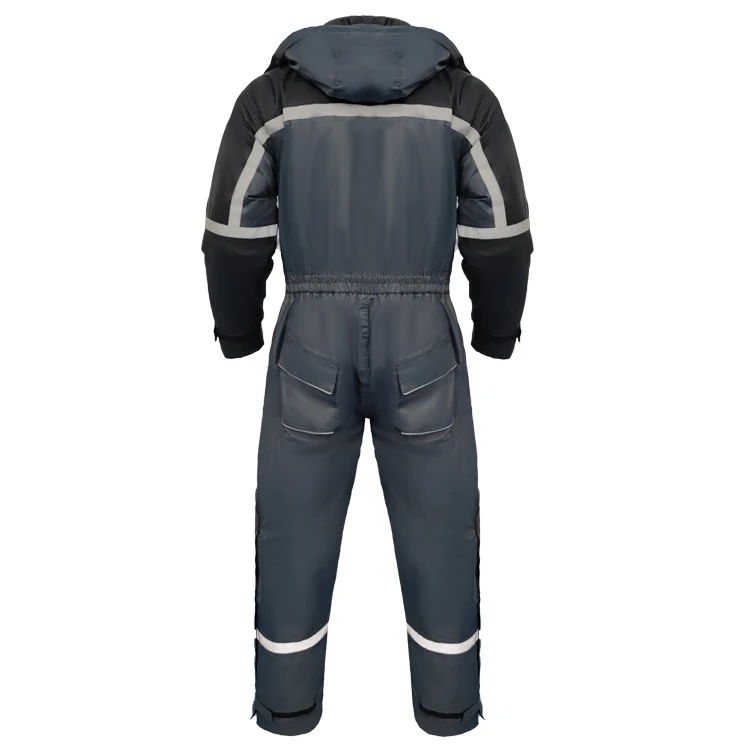 Gray Freezer Protective Waterproof Uniforms Coverall for Men's