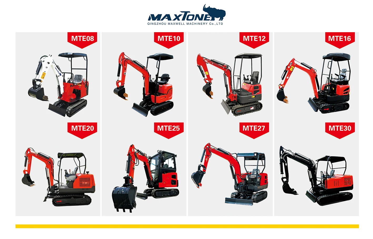 Garden Machinery 1 Ton Mini Digger Hydraulic Excavator For Farm And ...