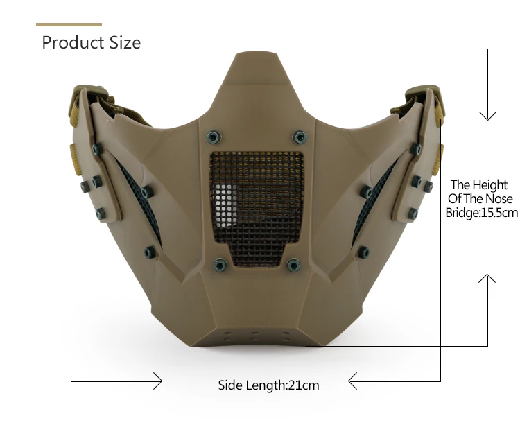 MUCHAN Tactical Paintball Helmet - Durable & Protective