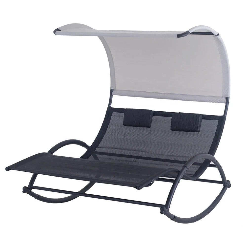 Outdoor Garden KD Double Rocking Chair Recliner Chair| Alibaba.com