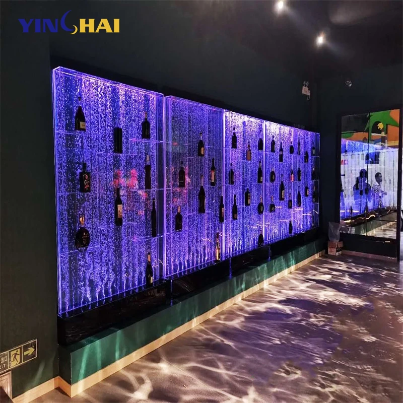 Indoor Screen Partition with Color Changing LED Acrylic Panels