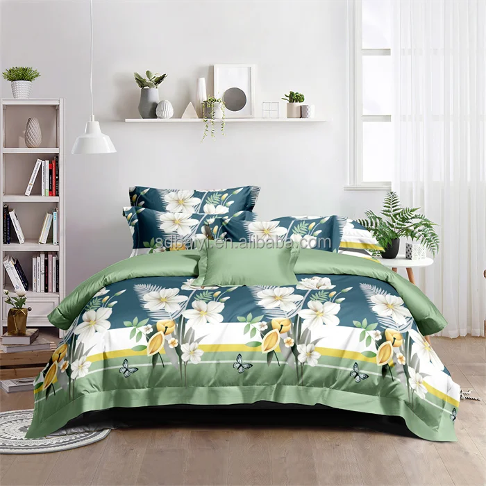 Trois Places Drap De Lit Drap House Bedding Set Cotton Duvet Cover Bed ...