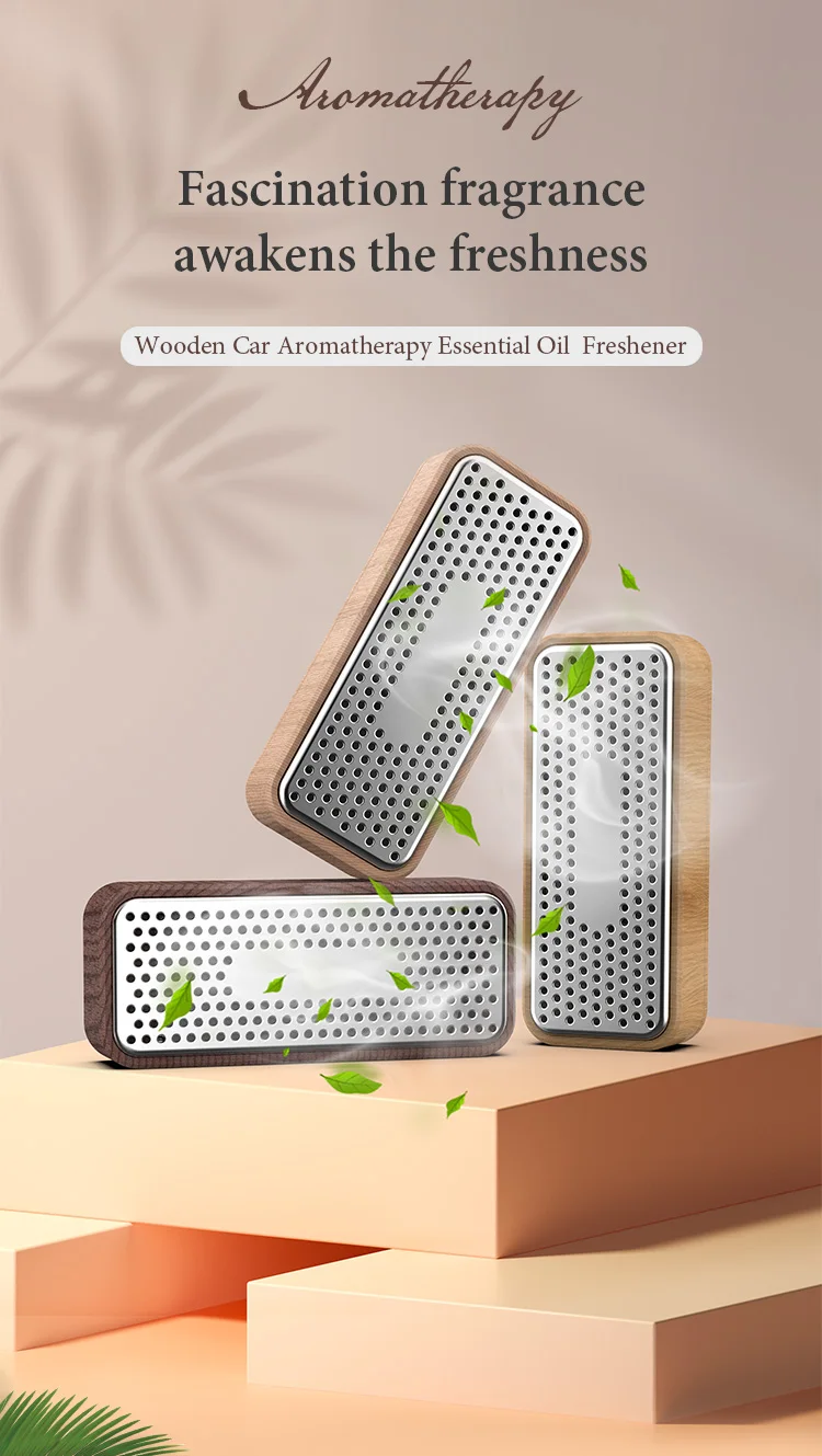 Best Selling OEM Car Fragrance Perfume Diffuser Vent Hanging Wooden Car ...