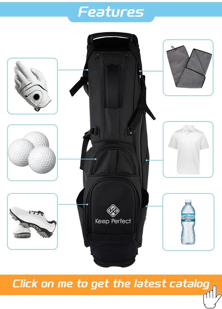 Retractable Height PLAYEAGLE Golf Gun Bag - Durable & Stylish