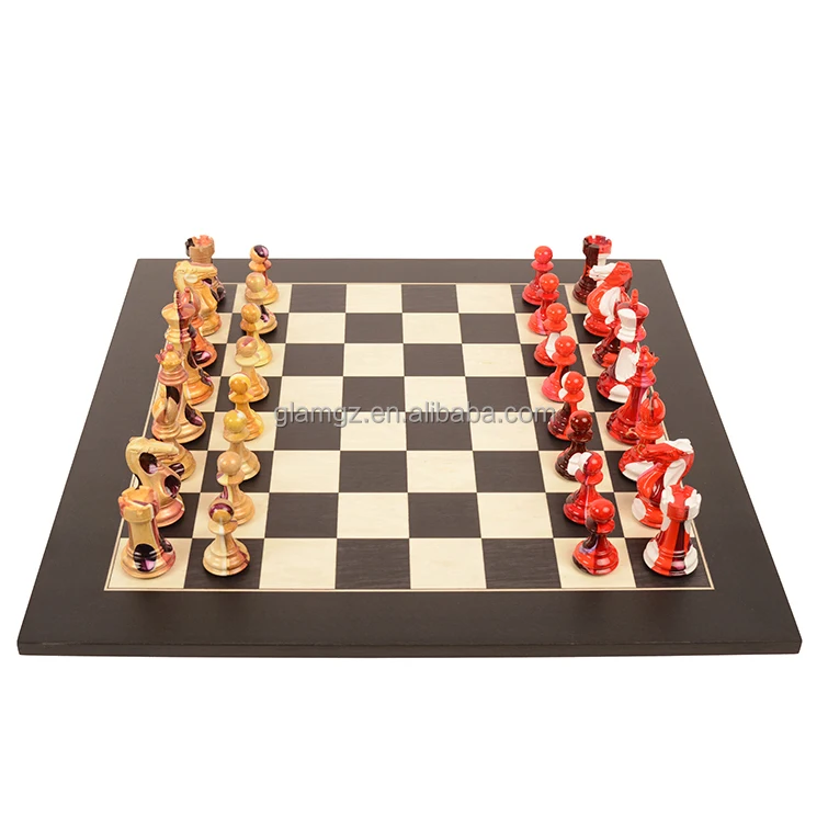 Acrylic Chess Board Set Crystal Luxury Shape Gift Kids Adult Outdoor ...