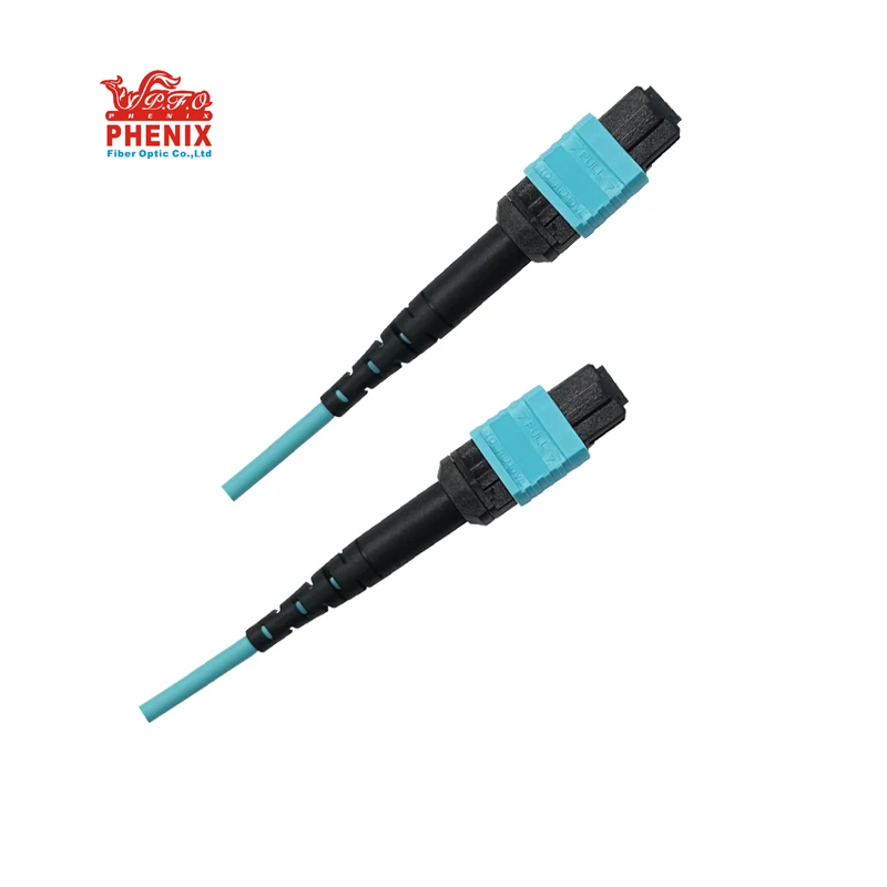 Factory Price 24F MPO/MPO Female to Female Fiber Optic Trunk Patch Cord ...