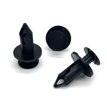 Universal Plastic Fasteners Rivet Black Retainer Clip Fastener ...